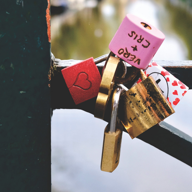 Ponte Milvio Bridge Love Locks