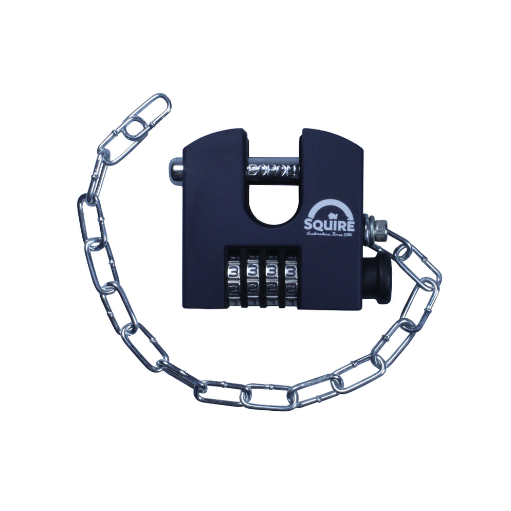 Squire SHCB65 Combination Padlock And Chain | Locks Direct