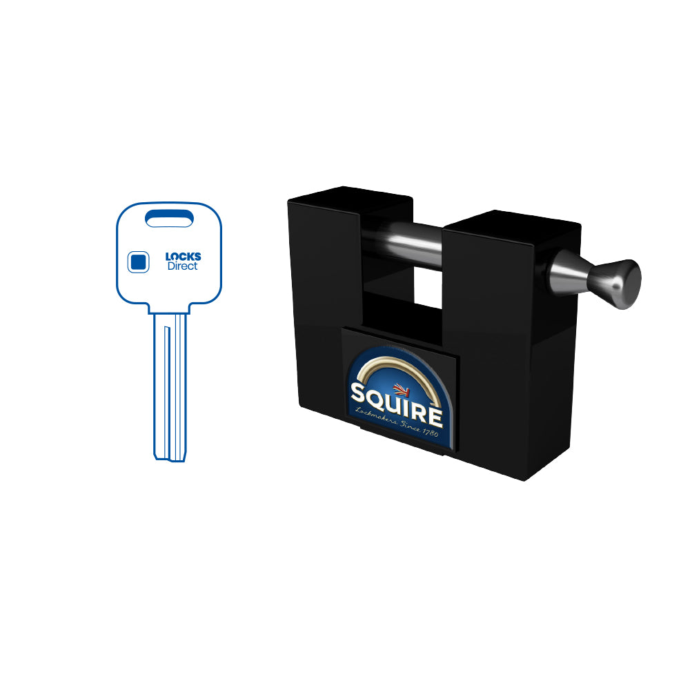Master Keyed Squire WS75 80mm Patented Container Padlock | Locks Direct