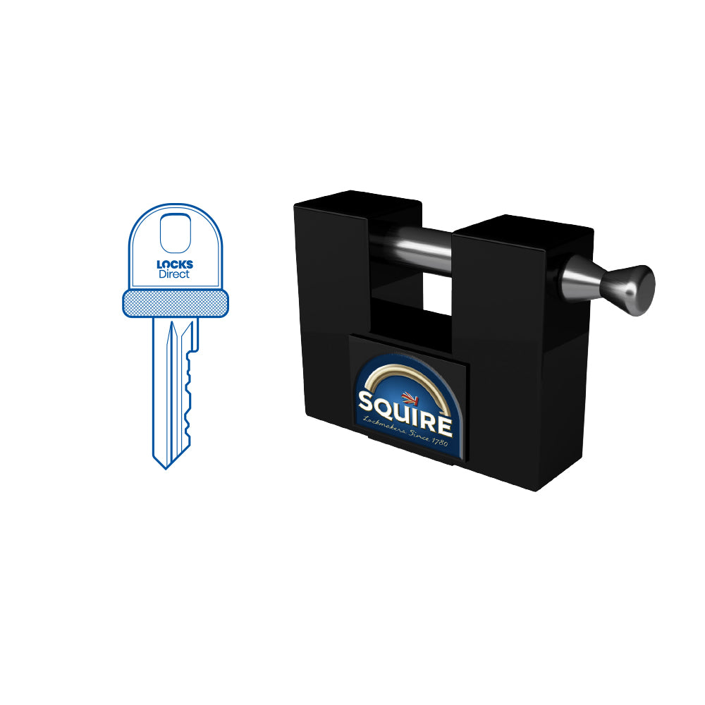 Master Keyed WS75 80mm Squire Container Padlock | Locks Direct